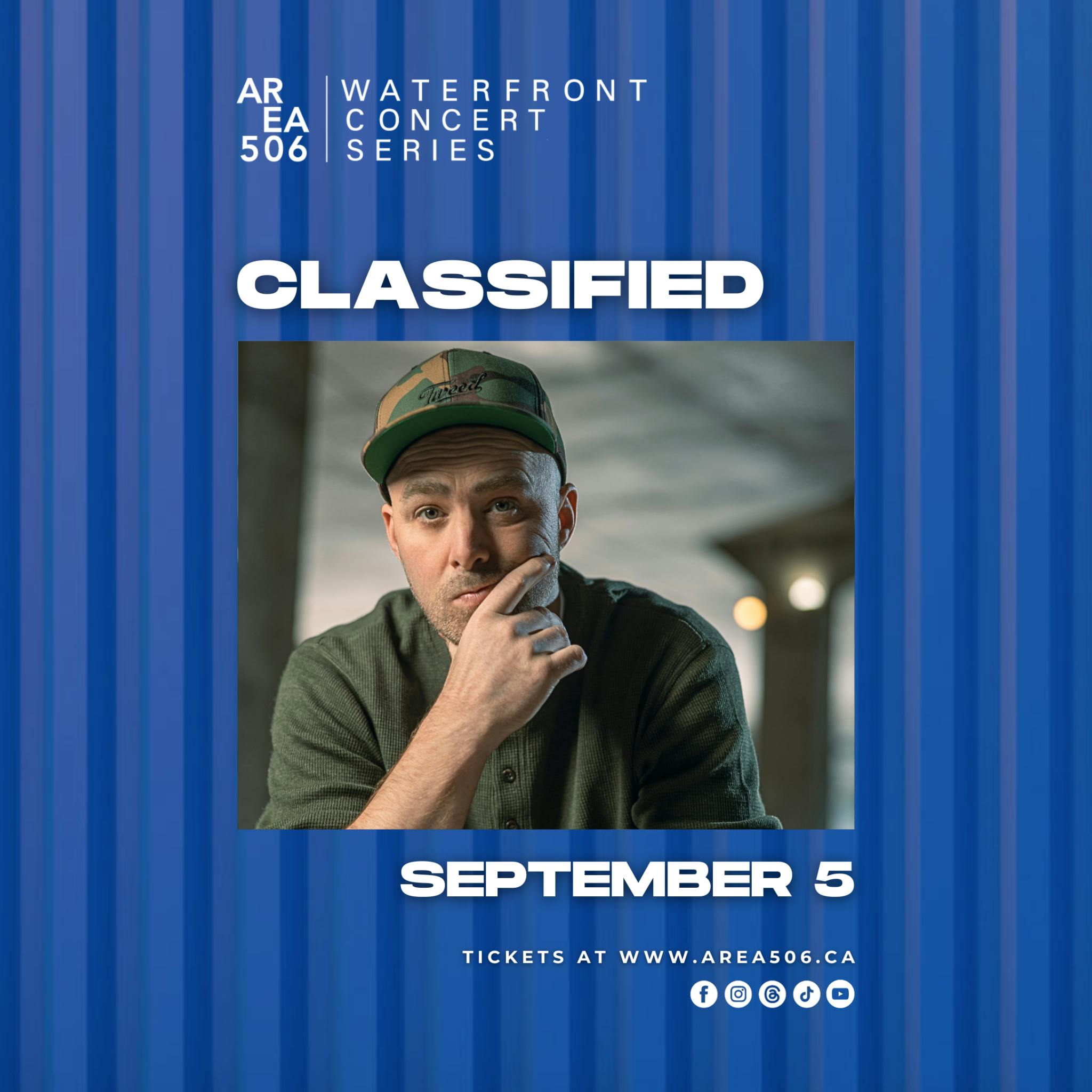 AREA 506 | Waterfront Concert Series: CLASSIFIED
